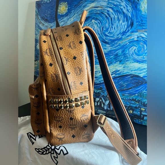 MCM | Bags | Mcm Stark Side Stud Medium Backpack | Poshmark